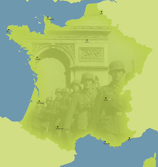 Remnants from second world war in France